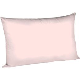 Fleuresse Kissenbez&uuml;ge &raquo;Colours&laquo; edler, b&uuml;gelfreier Interlock-Jersey aus 100% Baumwolle rosa Interlock-Jersey, Obermaterial: 100% Baumwolle B/L: 40cm 