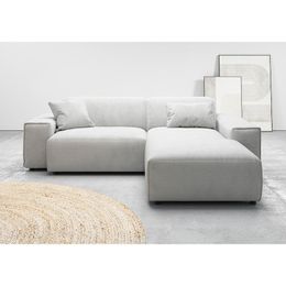 Home Affaire Ecksofa &raquo;Glimminge L-Form auch in Breitcord, Feincord + Easy care-Bezug,&laquo; Breite 234, Zierkissen silber 95% Polyester, 5% Nylon B/H/T: 