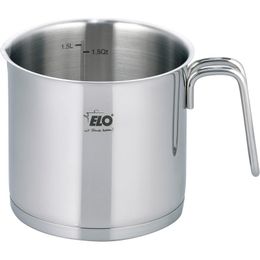 ELO Basic Milchtopf &raquo;Citrin&laquo; 1 tlg. Edelstahl silber 1,6 l + &Oslash; 14cm + H&ouml;he 14cm