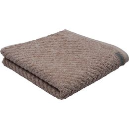 Ross Duschtuch &raquo;Smart&laquo; Uni-Rippe mit Velourslabel braun Frottier, Obermaterial: 100% Baumwolle B/L: 70cmx140cm, 1 Stk., Frottier