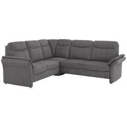 Home Affaire Ecksofa &raquo;Tahoma L-Form&laquo; mit Armlehnfunktion, optional Schlaffunktion, Schublade & Relax grau B/H/T: 251cm x 103cm x 231cm, Luxus-