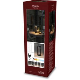 Konstsmide LED Laterne &raquo;Otranto&laquo; LED-Modul 2 Stk. Warmwei&szlig; Otranto LED USB-Latene 44cm schwarz, dimmbar 2700K/3000K schwarz &Oslash; 15cm H: 44cm, 2 Stk.