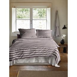 Irisette Bettw&auml;sche &raquo;Wave-HK 8559&laquo; 2 Stk. anschmiegsam und atmungsaktiv lila Mako-Satin, Obermaterial: 100% Baumwolle B/L: 135cm x 200cm, 1 Stk., 1 Stk., Mako-