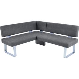 K+w Komfort & Wohnen K+W Komfort & Wohnen Eckbank &raquo;Santos II Esszimmerbank&laquo; gepolstert, Eckbank, wahlweise langer Schenkel 180cm rechts oder links blau 100% Polyester B/H/