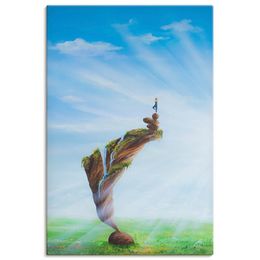 Artland Wandbild &raquo;Im Ausgleich&laquo; 1 Stk. tlg. als Alubild, Leinwandbild, Poster, Wandaufkleber in verschied. Gr&ouml;&szlig;en blau B/H/T: 40cm x 60cm, Leinwandbilder 