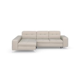 Sit & More sit&more Ecksofa &raquo;Baviene L-Form&laquo; inklusive Sitztiefenverstellung & Federkern, optional Schlaffunktion beige B/H/T: 286cm x 92cm x 176cm, Luxus-
