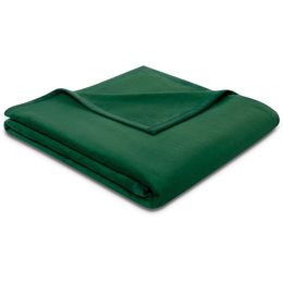 Biederlack Wohndecke &raquo;Cotton Sense&laquo; aus 100% Baumwolle gr&uuml;n Baumwolle B/L: 150cm x 200cm