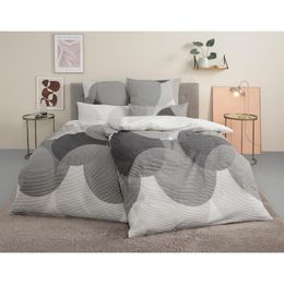 OTTO home Bettw&auml;sche &raquo;Carla ab Gr. 135x200 cm und in drei Qualit&auml;ten&laquo; 2 Stk. 100% Baumwolle, geometrisches Design, Kreise, Bierbaum by OTTO home 
