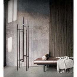 WOODMAN Garderobenst&auml;nder &raquo;Eigen&laquo; im skandinavian Design, aus keilverzinkter massiver Buche, FSC grau Massivholz Einheitsgr&ouml;&szlig;e