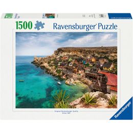 Ravensburger Puzzle &raquo;Popey Village, Malta&laquo; Made in Germany bunt Pappe Einheitsgr&ouml;&szlig;e