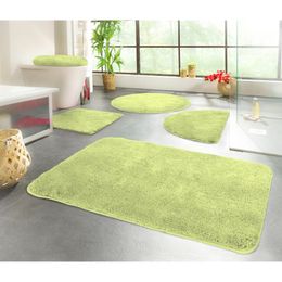 Kinzler Badematte &raquo;Chaozhou, Badvorleger, Badezimmer Teppich&laquo; H&ouml;he 20 mm rutschhemmend beschichtet fu&szlig;bodenheizungsgeeignet Badteppich, Uni Farben, 