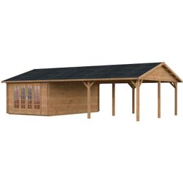 Palmako Gartenhaus &raquo;Irene&laquo; verschiedene Farben Massivholz ohne Fu&szlig;boden, ohne Dacheindeckung