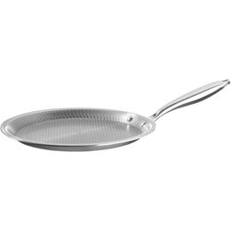 M&auml;ser M&Auml;SER Cr&ecirc;pepfanne &raquo;Hestia&laquo; Edelstahl 18/10 Set, 1 Stk. tlg. silber &Oslash; 28cm + H&ouml;he 2cm
