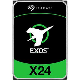 Seagate interne HDD-Festplatte &raquo;Exos X24&laquo; 24000 GB Anschluss SATA III schwarz Metall Puffergr&ouml;&szlig;e Speicherlaufwerk: 512 MB