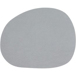 aida RAW Platzset &raquo;Buffalo&laquo; 95 % Recycelleder grau B/L: 33,5cm x 41cm, 4 Stk., Lederimitat