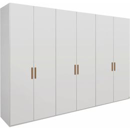Rauch Dreht&uuml;renschrank &raquo;Your Joyce&laquo; mit Massivholzgriffen wei&szlig; Holzwerkstoff B/H/T: 300cm x 223cm x 61cm
