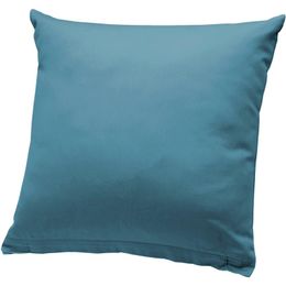 Primera Kissenbezug &raquo; Luxus-Satin Kissenbezug&laquo; Passend zu unserer Luxus-Satin Bettw&auml;sche blau Mako-Satin, 100% Baumwolle, Mako-Satin B/L: 40cm x 40cm, 2 Stk.,
