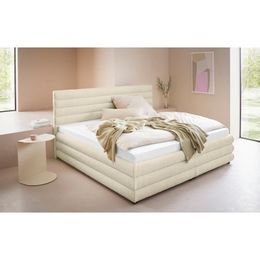 LeGer Home by Lena Gercke Polsterbett &raquo;Maylis Boucl&eacute;&laquo; wahlweise mit und ohne Matratze und Lattenrost, auch in 200cm Breite beige 95% Polyester, 5% 