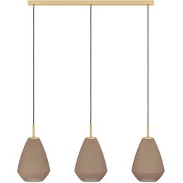 Eglo H&auml;ngeleuchte &raquo;Caprarola Pendellampe, messing, H&auml;ngeleuchte, Esszimmerlampe, Lampe&laquo; E27 1 Stk. Esszimmerlampe, H&auml;ngeleuchte mit E27 Fassung, 90 cm