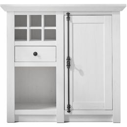 Home Affaire Highboard &raquo;California&laquo; Breite 105 cm wei&szlig; B/H/T: 108cm x 100cm x 45cm