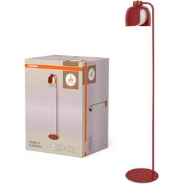 Osram Stehlampe &raquo;Decor Corolle&laquo; E27 1 Stk. Fassung E27, Stahl und Glas rot H: 141cm, 1 Stk.