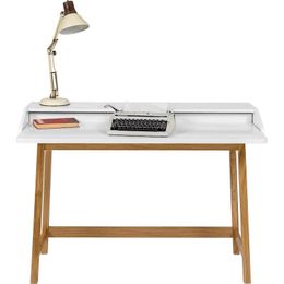 WOODMAN Schreibtisch &raquo;St. James&laquo; Home Office Schreibtisch, Laptoptisch, FSC -zertifiziert wei&szlig; B/H/T: 115cm x 84cm x 47cm
