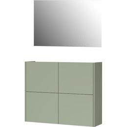Germania Garderoben-Set &raquo;GW-Binetto&laquo; 2 Stk. tlg. Glas, Holzwerkstoff B/H/T: 97cmcm x 200cmcm x 27cmcm