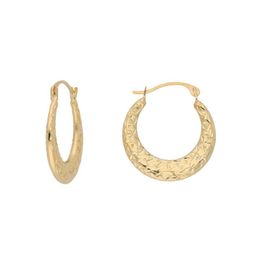 Firetti Damen Paar Creolen &raquo;Schmuck Geschenk Gold 375 Ohrschmuck Creole&laquo; gold 18mm, Gelbgold 375