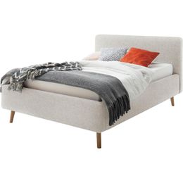Meise M&ouml;bel meise.m&ouml;bel Polsterbett &raquo;Mattis&laquo; Topseller, wahlweise mit Bettkasten beige Bezug Bett: Multicolor (100% Polyester) Liegefl&auml;che L&auml;nge B: 200cm x 120cm,