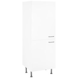 Optifit Hochschrank &raquo;Elga&laquo; mit Soft-Close-Funktion, h&ouml;henverstellbaren F&uuml;&szlig;en, Breite 60 cm wei&szlig; Holzwerkstoff wei&szlig;, B/H/T: 60cm x 176,6cm x 58,4cm, 