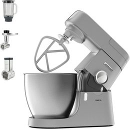 Kenwood K&uuml;chenmaschine &raquo;Chef XL KVL4220S&laquo; 6,7 l Sch&uuml;ssel, inkl. Mixaufsatz, Fleischwolf und Trommelraffel silber Einheitsgr&ouml;&szlig;e K&uuml;chenmaschine