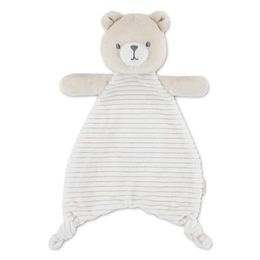 HUGGIES babywear Schmusetuch &raquo;HGHN BEAR LOVEY&laquo; aus Nicki - B&auml;rchen beige Einheitsgr&ouml;&szlig;e Schmusetuch