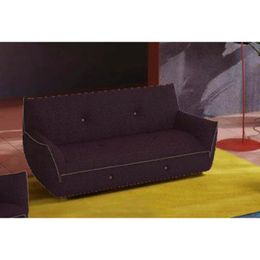 Egoitaliano 2,5-Sitzer &raquo;Yuki, extravagantes Design und h&ouml;chster Sitzkomfort, tolle Details&laquo; Solit&auml;rm&ouml;bel, mit bioelasatische MIcrofaser BOUNCE bezogen rot 