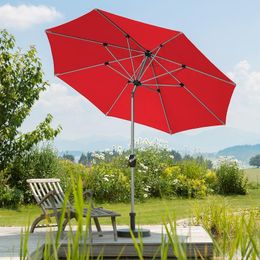 Schneider Schirme Sonnenschirm &raquo;Venedig&laquo; ohne Schirmst&auml;nder rot Obermaterial: 100% Polyester Einheitsgr&ouml;&szlig;e