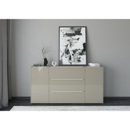 set one by Musterring Sideboard &raquo;Reno&laquo; 1 Stk. tlg. Mit Gleitern und in verschiedenen Farben erh&auml;ltlich Glas, Holzwerkstoff B/H/T: 182cm x 94cm x 42cm,