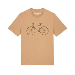 Watapparel Shirt 'Fahrrad' male size L Light brown / Mixed colors
