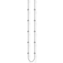Thomas Sabo Herren Thomas Sabo Kette mit Anh&auml;nger &raquo;Erbskette silber&laquo; mit Zirkonia (synth.) bunt 50, Silber 925 (recycelt)