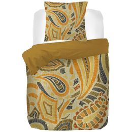 Kayori Bettw&auml;sche &raquo;Abu&laquo; 2 Stk. 100% reiner Bio-Baumwoll-Satin bunt Mako-Satin, Obermaterial: 100% Baumwolle B/L: 155cm x 220cm, 1 Stk., 1 Stk., Mako-