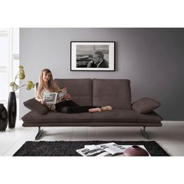 W.Schillig 2-Sitzer &raquo;broadway, Designsofa mit tollem Sitzkomfort, Breite 216cm&laquo; Sitztiefenverstellung, Kopfteil- & Seitenteilverstellung, Breite 216cm