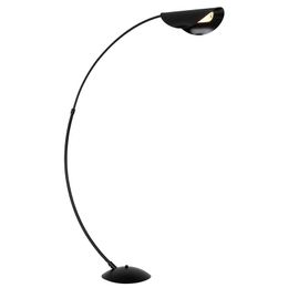 Globo LIGHTING Stehlampe &raquo;ROBLES&laquo; LED-Modul 1 Stk. Warmwei&szlig; LED Stehleuchte f&uuml;r Wohnzimmer dimmbar schwarz schwarz 1, H: 182cm, 1 Stk.