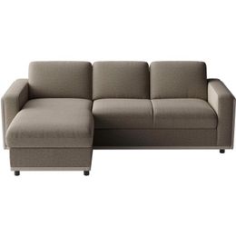 Sit & More sit&more Ecksofa &raquo;Cordoba&laquo; wahlweise mit Schlaffunktion und Bettkasten oder Stauraum 100% Polyester B/H/T: 236cm x 85cm x 161cm, Soft clean, Recamiere