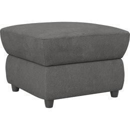 OTTO home Hocker &raquo;Boston&laquo; mit Stauraum grau 100% Polyester B/H/T: 68cm x 45cm x 68cm, Struktur soft
