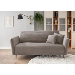 Home Affaire Ecksofa &raquo;Lazio modern und bequem, schmale Armlehnen, tolle Detailverarbeitung&laquo; zwei verschiedene Fu&szlig;farben w&auml;hlbar braun 93% Polyester, 7