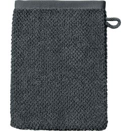 Ross Waschhandschuh &raquo;SELECTION&laquo; 100 % Bio-Baumwolle grau Frottier B/L: 16cmx21cm, 6 Stk.