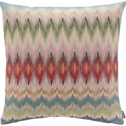 HOCK Dekokissen &raquo;Esra&laquo; mit Zick-Zack-Muster, Kissenh&uuml;lle mit F&uuml;llung, 1 St&uuml;ck bunt Baumwolle, Polyester B/L: 50cm x 50cm, 1 Stk.
