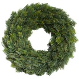 Kunstkranz &raquo;Edel-Adventskranz beidseitig&laquo; gr&uuml;n &Oslash;/H: 42cm x 12cm, 1 Stk.