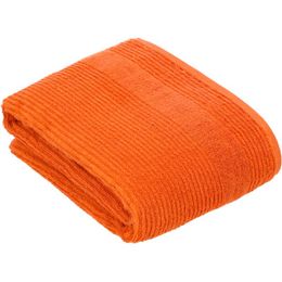 Vossen Badetuch &raquo;Tomorrow&laquo; orange Webfrottier, Baumwolle B/L: 100cmx150cm, 1 Stk., Webfrottier
