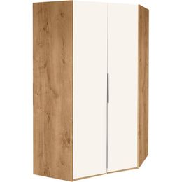 wimex Eckkleiderschrank &raquo;Level by fresh to go&laquo; wei&szlig; B/H/T: 216cm