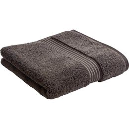 Christy Handt&uuml;cher &raquo;SUPREME&laquo; Premium-Handt&uuml;cher in Luxusqualit&auml;t, 650g/m&sup2;, 50x100cm, 2er Set grau Walkfrottier, Obermaterial: 100% Baumwolle B/L: 50cmx100cm, 