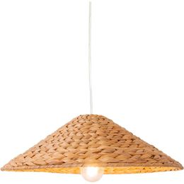N&auml;ve n&auml;ve Pendelleuchte &raquo;Korb&laquo; E27 1 Stk. Schirm aus Wasserhyazinthengras, inkl. Pendel 120cm, excl. 1xE27 beige 1, &Oslash; 45cm, 1 Stk.
